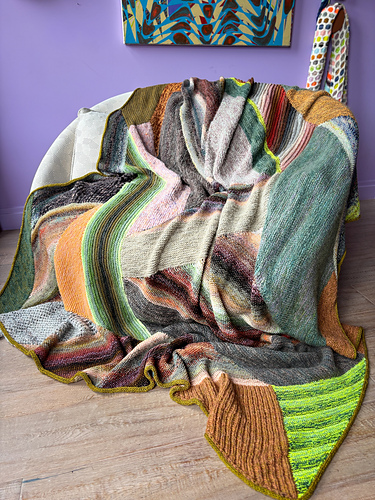 Ravelry: Marled Magic Blanket pattern by Stephen West