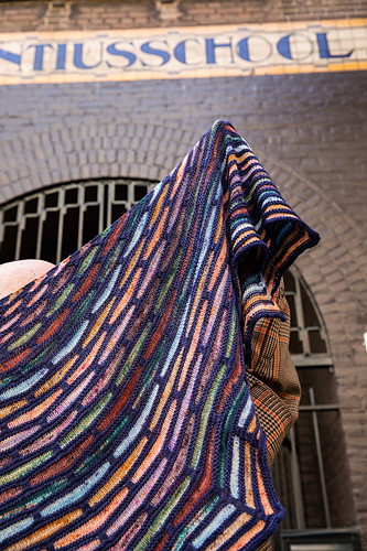 Ravelry: Painting Bricks Shawl pattern by Stephen West