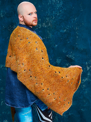 Ravelry: Flying Foxtail Wrap pattern by Stephen West