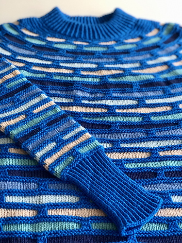 Ravelry: Painting Bricks Sweater pattern by Stephen West