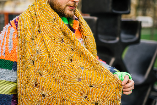 Ravelry: Flying Foxtail Wrap pattern by Stephen West