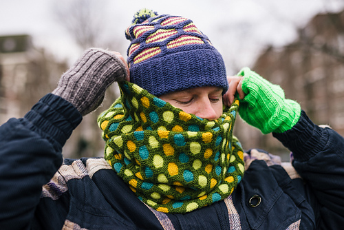 Ravelry: Painting Honeycombs Cowl pattern by Stephen West