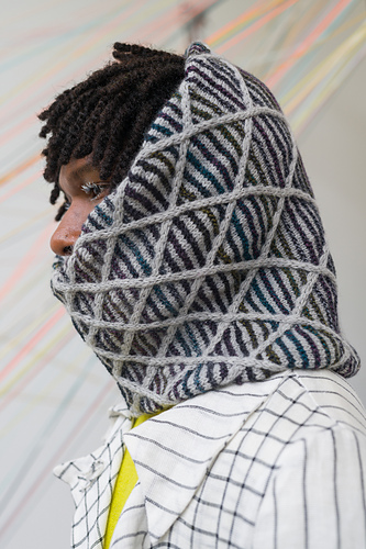 Ravelry: Cabled Trellis Cowl pattern by Stephen West