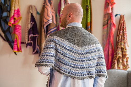 Ravelry: Slippy V Crescent pattern by Stephen West