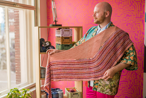 Ravelry: Slippy V Crescent pattern by Stephen West