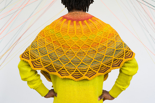 Ravelry: Cabled Trellis Shawl pattern by Stephen West