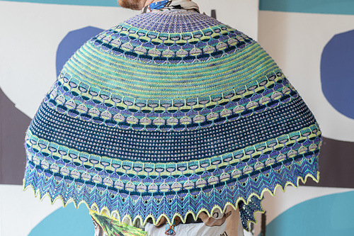 Ravelry: Aurora Cabin Shawl pattern by Stephen West