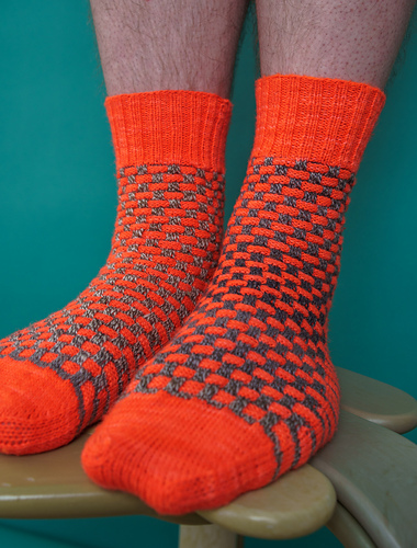 Ravelry: Woven Checks Socks pattern by Stephen West