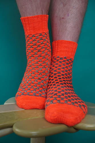 Ravelry: Woven Checks Socks pattern by Stephen West