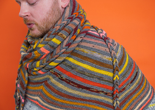 Ravelry: Chevron Braid Wrap pattern by Stephen West