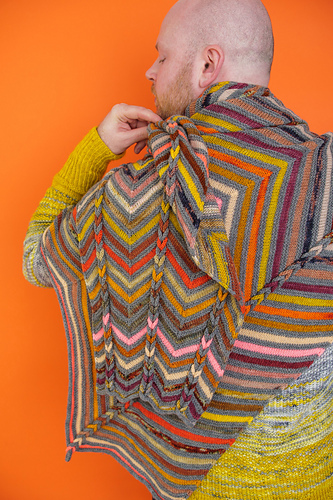 Ravelry: Chevron Braid Wrap pattern by Stephen West