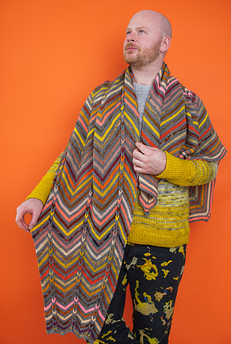 Ravelry: Chevron Braid Wrap pattern by Stephen West