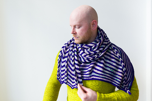 Ravelry: Chevron Braid Wrap pattern by Stephen West