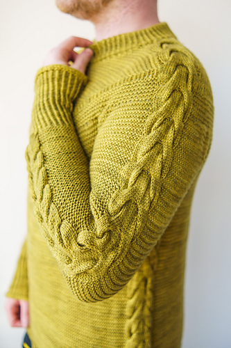 Ravelry: Antler Sleeve Sweater pattern by Stephen West