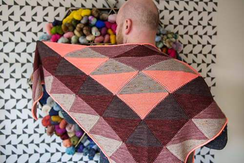 Ravelry: Quilting Triangles Shawl pattern by Stephen West