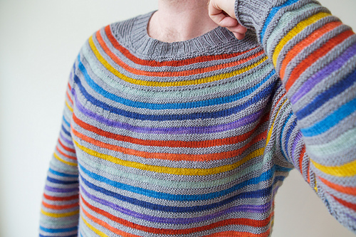 Ravelry: Rainbow Ring Sweater pattern by Stephen West