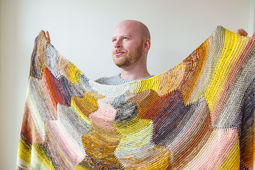 Ravelry: Marled Thundercloud Shawl pattern by Stephen West