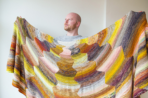 Ravelry: Marled Thundercloud Shawl pattern by Stephen West