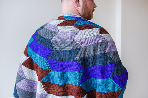 Ravelry: Striped Thundercloud Shawl pattern by Stephen West