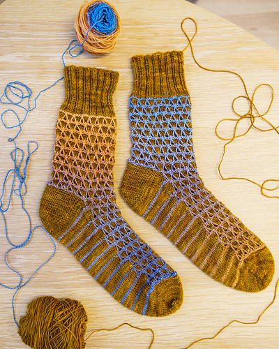 Ravelry: Slippy V Socks pattern by Stephen West