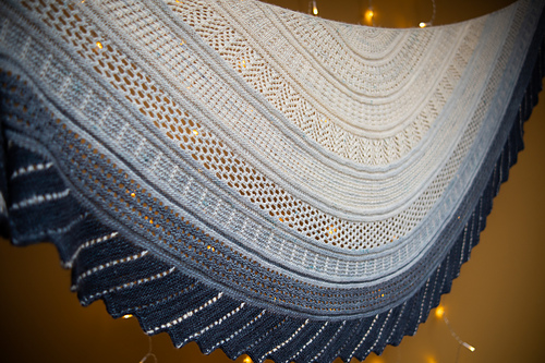 Ravelry: Glittering Snowscape Shawl pattern by Stephen West