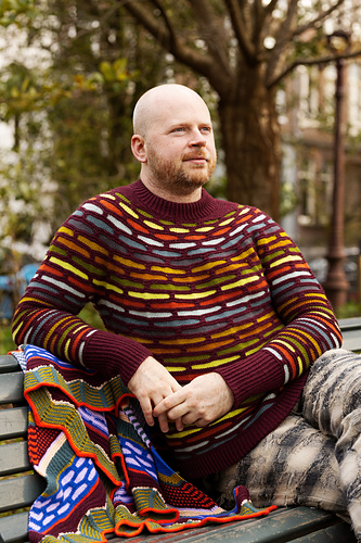 Ravelry: Painting Bricks Sweater pattern by Stephen West