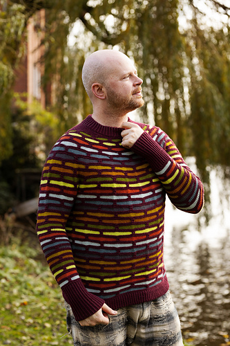 Ravelry: Painting Bricks Sweater pattern by Stephen West
