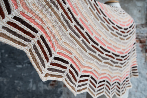 Ravelry: Painting Bricks Shawl pattern by Stephen West