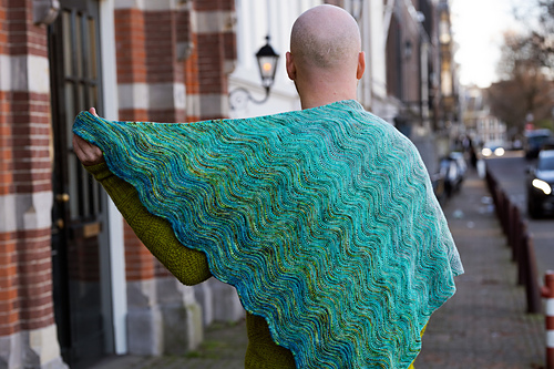 Ravelry: Faded Undulation Shawl pattern by Stephen West