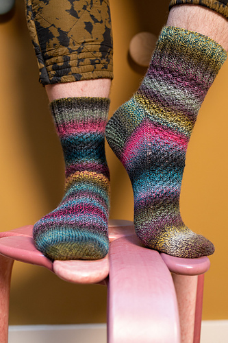 Ravelry: Lazy Daisy Socks pattern by Stephen West