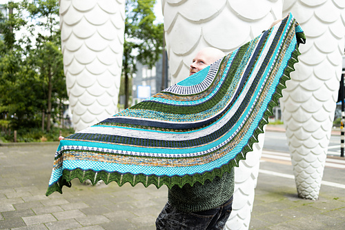 Ravelry: Quirky Quintet Shawl pattern by Stephen West