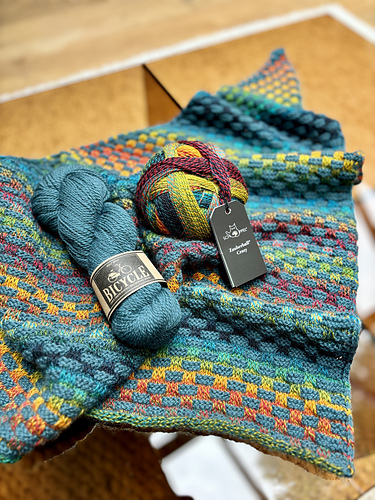 Ravelry: Woven Checks Shawl pattern by Stephen West