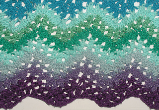 Ravelry: Multicolour Lacy Zigzag pattern by Sofia Wilhelmiina