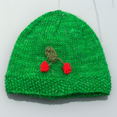 Ravelry: My Little Cherry Beanie pattern by Leeana Gardiner