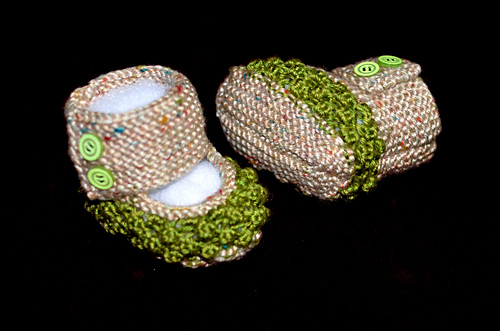 Ravelry: Sweet Berry Baby Booties pattern by Christy Hills