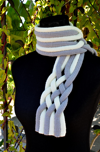 Ravelry: Braided String Scarf pattern by Christy Hills