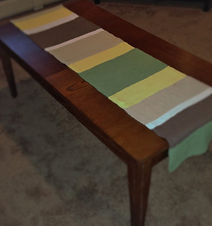 Ravelry: Striped Table Runner pattern by Whitney Grutzmacher