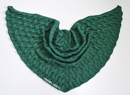 Ravelry: Rhombus Weave Shawl pattern by Wiam's Crafts
