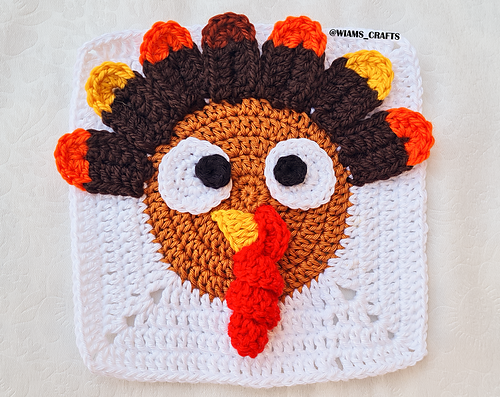 Ravelry: Turkey Granny Square pattern by Wiam's Crafts