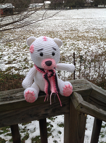 Ravelry: Tattered Ted pattern by Amy’s Crochet Cave