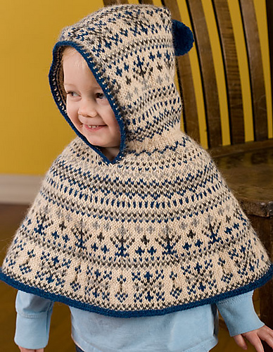 Ravelry: Northern Lights Cape pattern by Asami Kawa