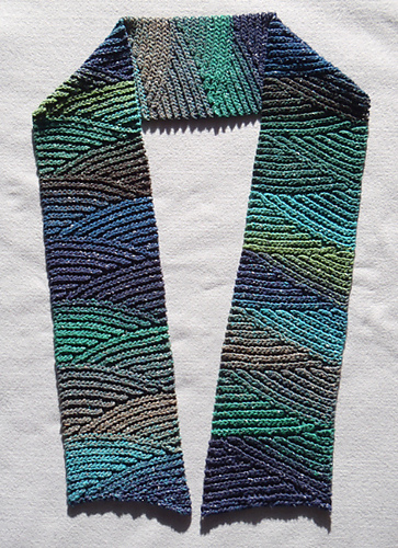 Ravelry: Slip Slope Scarf pattern by Vashti Braha