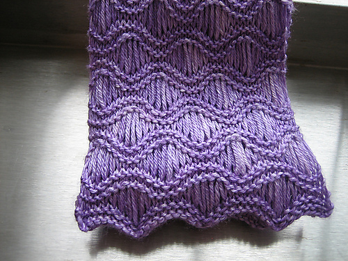 Ravelry: Shimmer Wave Scarf pattern by Kate Hiester