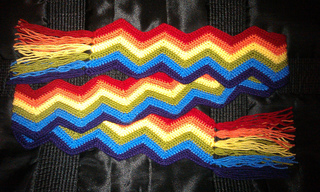 Ravelry: Rainbow Scarf pattern by Mònica Cifuentes