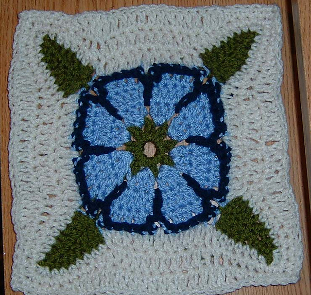 Ravelry: Flower Square pattern by Diane Wright