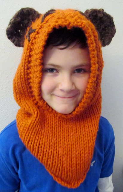 Ravelry: Forest Friend (Ewok) Hood pattern by Funky Knits By Georgia