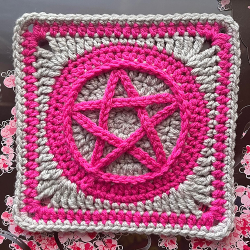 Ravelry: Blessed Be Granny Pentacle pattern by Christine Anne Melvin