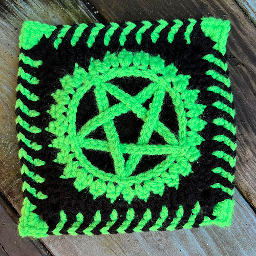 Ravelry: Blessed Be Granny Pentacle pattern by Christine Anne Melvin