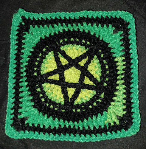 Ravelry: Blessed Be Granny Pentacle pattern by Christine Anne Melvin