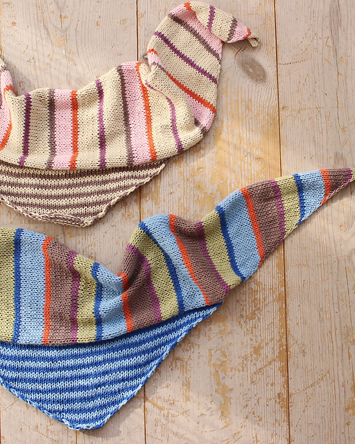 Ravelry: Stripes Galore Bandana pattern by Elin Berlin